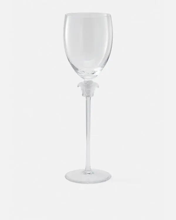Versace Medusa Lumiere Water Goblet - Transparent