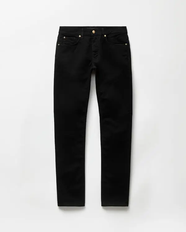 Versace Slim Fit Jeans With Medusa Hardware