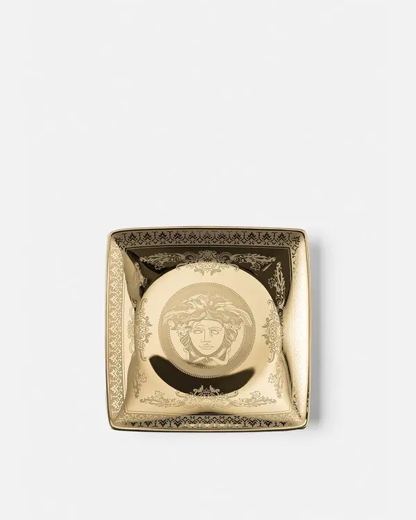 Versace Medusa Square Plate 12 Cm - Multicolor