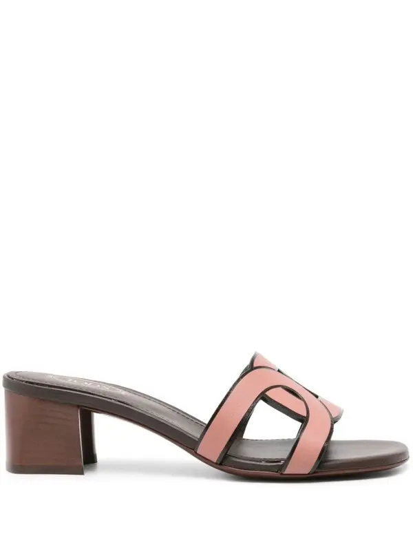 TOD'S Leather Two-tone Sandals