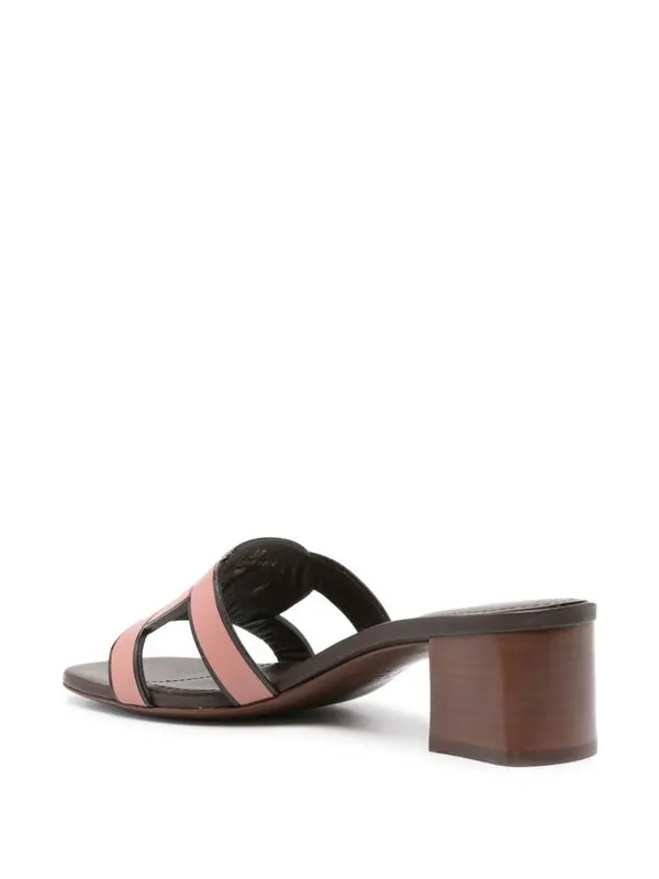 TOD'S Leather Two-tone Sandals