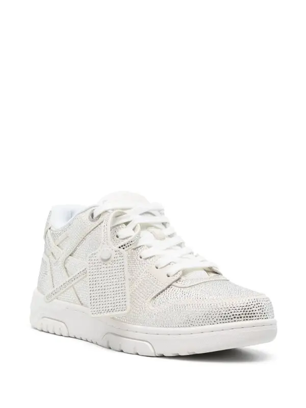 Off-White Out Of Office Rhinestoned Sneakers