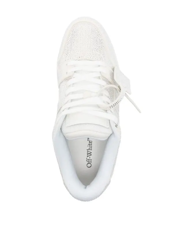 Off-White Out Of Office Rhinestoned Sneakers