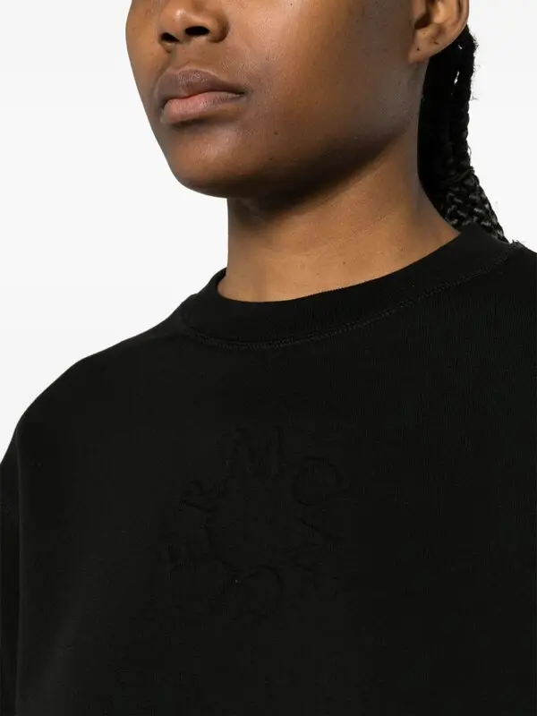 Moncler Embossed-logo Cotton Sweatshirt