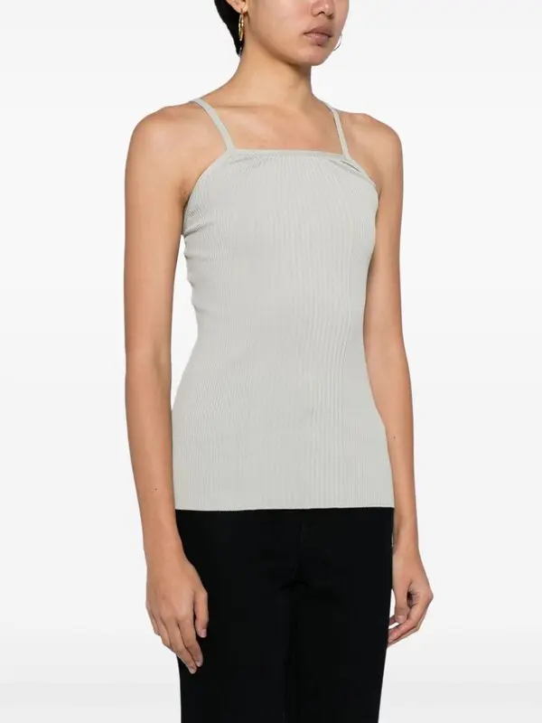 LOW CLASSIC Halterneck Ribbed Tank Top