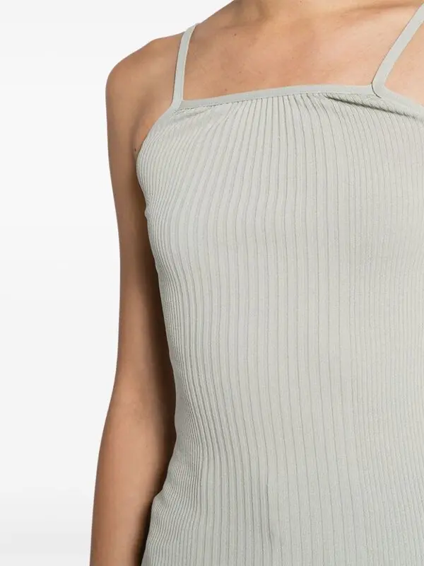 LOW CLASSIC Halterneck Ribbed Tank Top