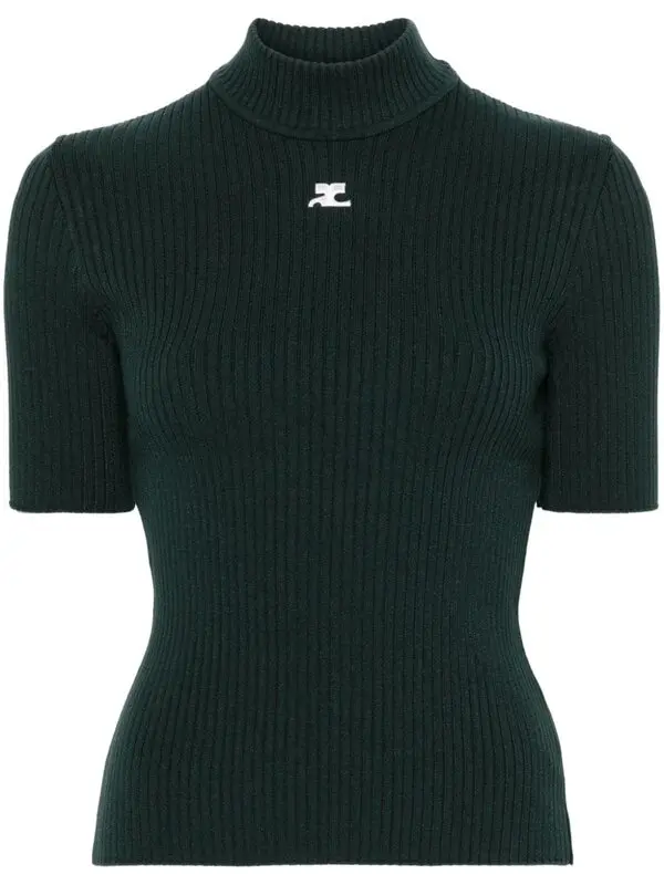 COURREGES Re-edition Rib-knit Sweater