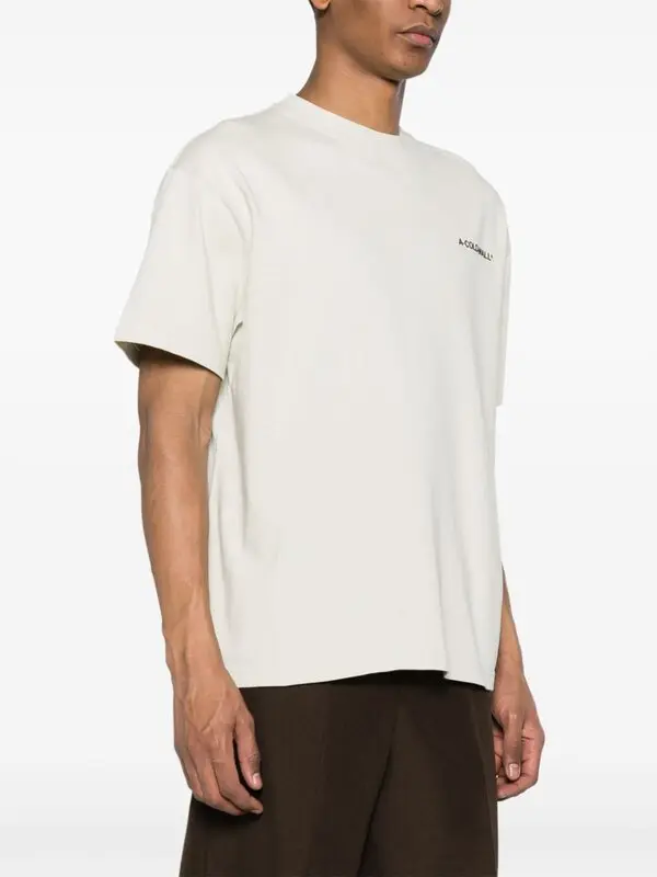 A-COLD-WALL* Logo-flocked Cotton T-shirt