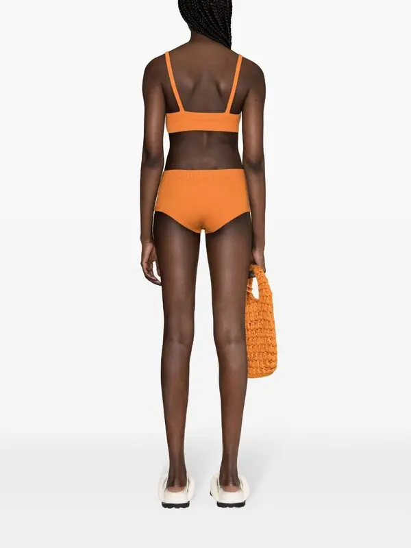 Alanui High-waist Ribbed Shorts
