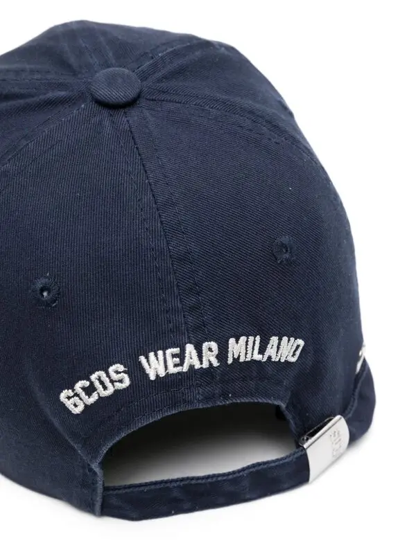 Gcds Logo-embroidered Baseball Cap - Blue