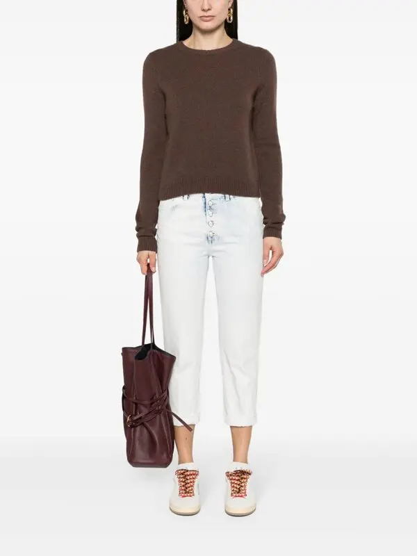 DONDUP Mid-rise Cropped Jeans - Blue