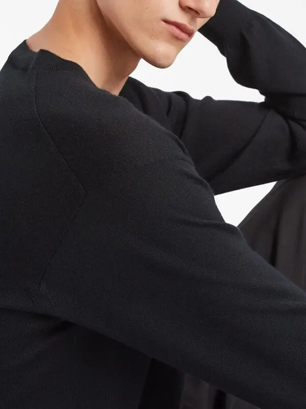 Prada Intarsia-logo Cashmere Jumper