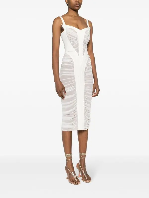 midi jersey dresses Avec Les Filles Women's Twist Cowl Neck Midi Dress - Rum Raisin