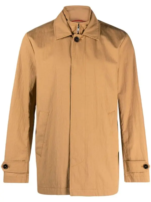FAY Morning Single-breasted Coat - Neutrals