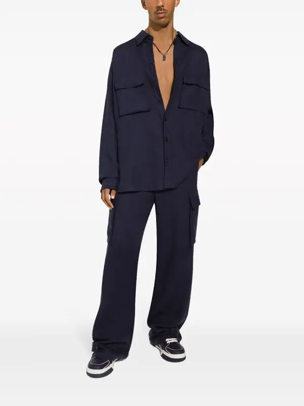 Dolce & Gabbana Button-up Linen Shirt