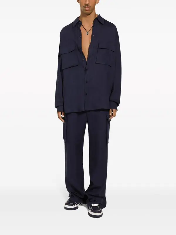 Dolce & Gabbana Button-up Linen Shirt