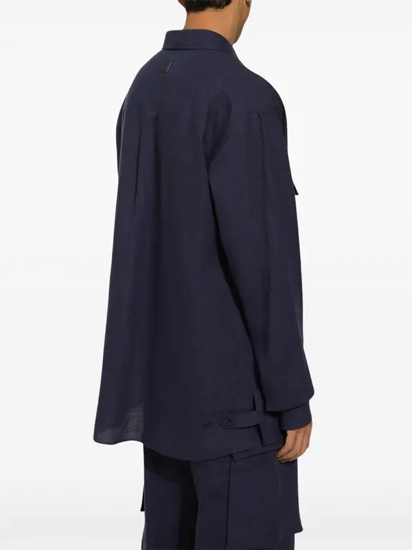 Dolce & Gabbana Button-up Linen Shirt