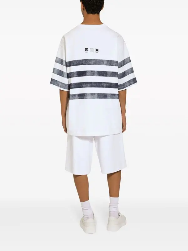 Dolce & Gabbana Striped Cotton T-shirt