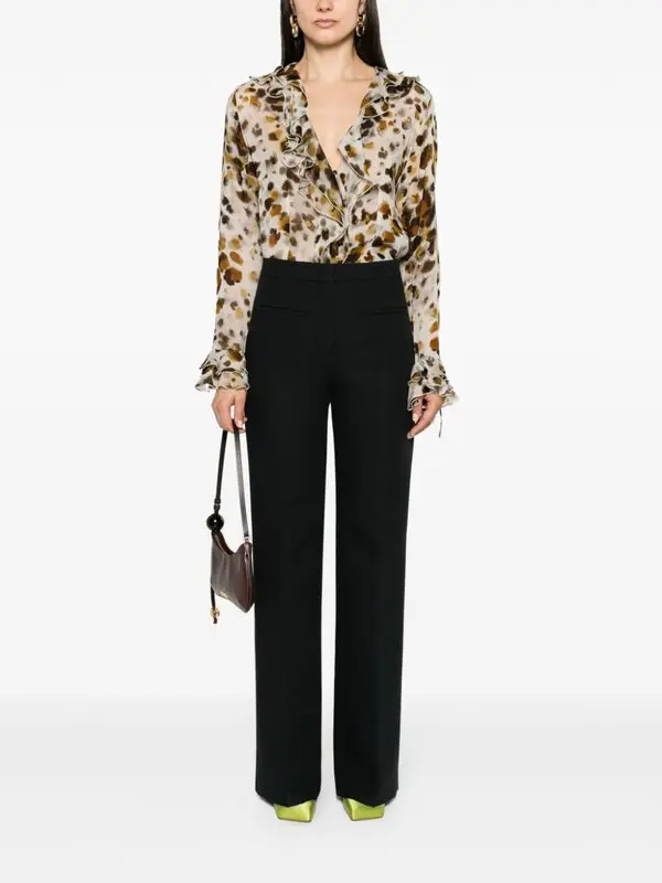 MSGM Mid-rise Tailored Trousers