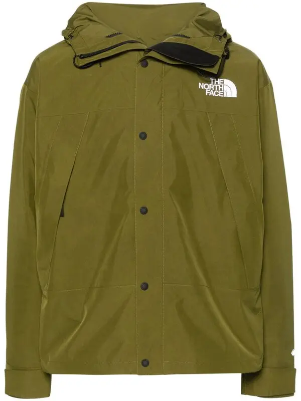 The North Face Logo-embroidered Hooded Jacket - Green