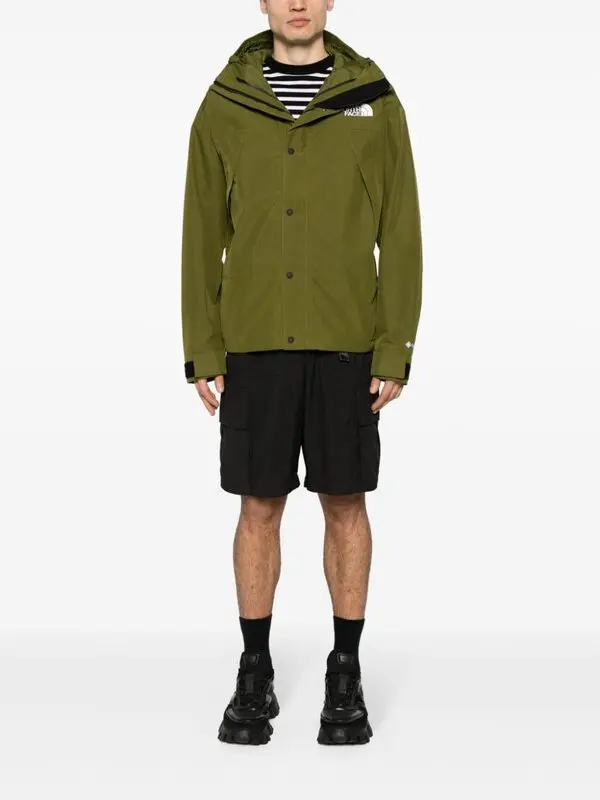 The North Face Logo-embroidered Hooded Jacket - Green