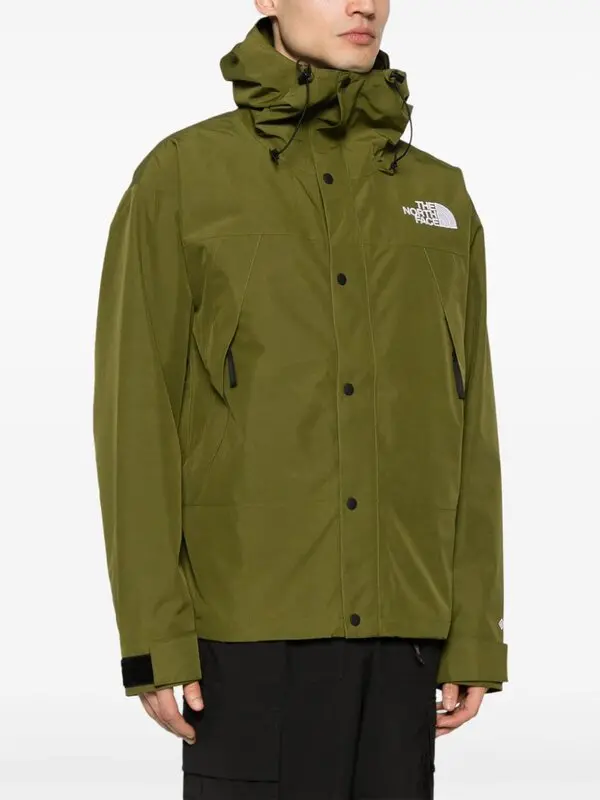The North Face Logo-embroidered Hooded Jacket - Green