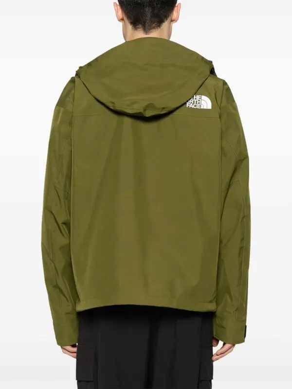 The North Face Logo-embroidered Hooded Jacket - Green