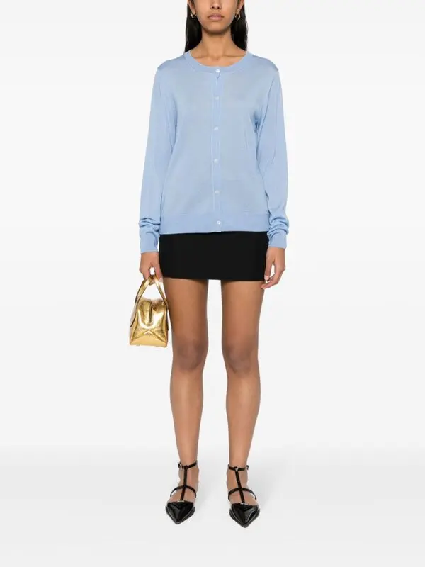 P.a.r.o.s.h Crew-neck Cardigan - Blue