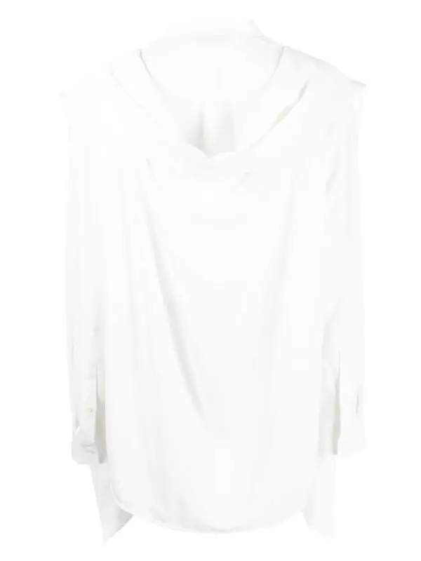 JUUN.J Draped Long-sleeve Shirt
