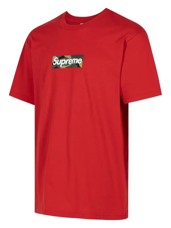 Supreme Box Logo T-Shirt - Red | Editorialist
