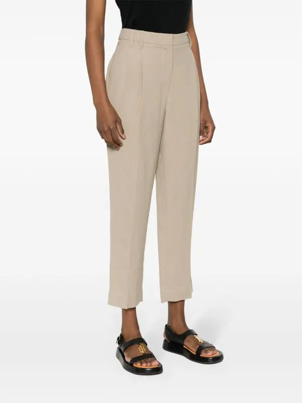 Brunello Cucinelli Cropped Tapered Trousers