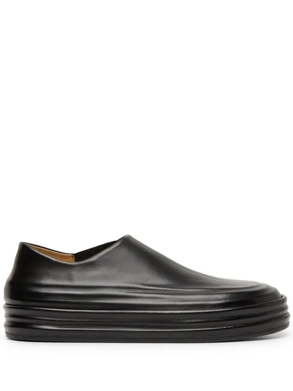 Marsèll Flatform Slip-on Leather Sneakers