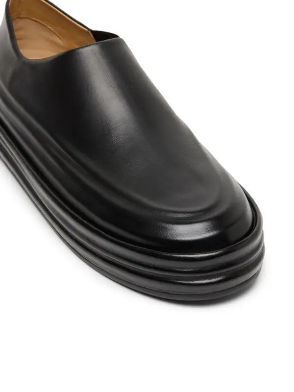 Marsèll Flatform Slip-on Leather Sneakers
