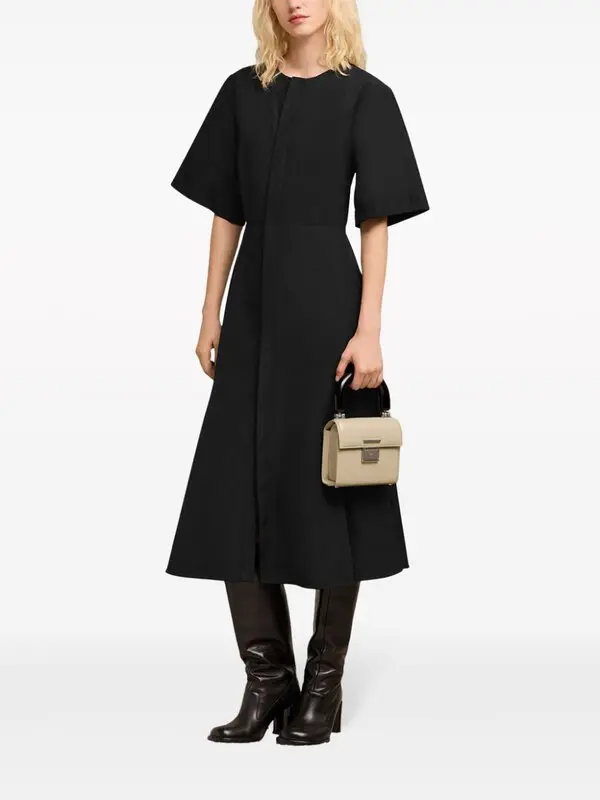 AMI Paris Short-sleeve Midi Dress