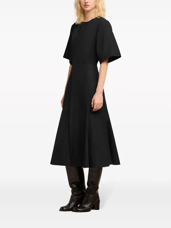 AMI Paris Short-sleeve Midi Dress