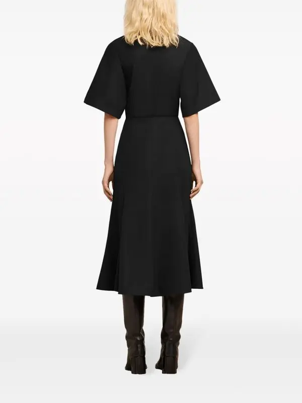 AMI Paris Short-sleeve Midi Dress