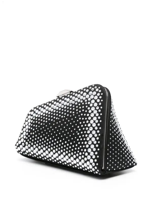 Attico Rhinestone-embellished Clutch