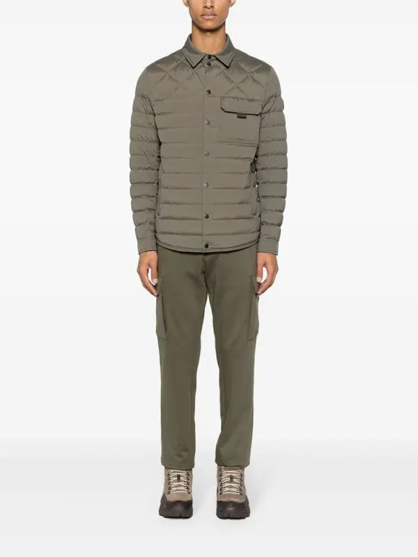 Moncler High-waist Tapered Cargo Trousers