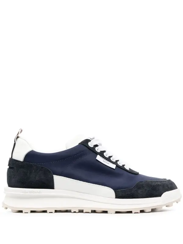 Thom Browne Lace-up 40mm Suede Sneakers - Blue