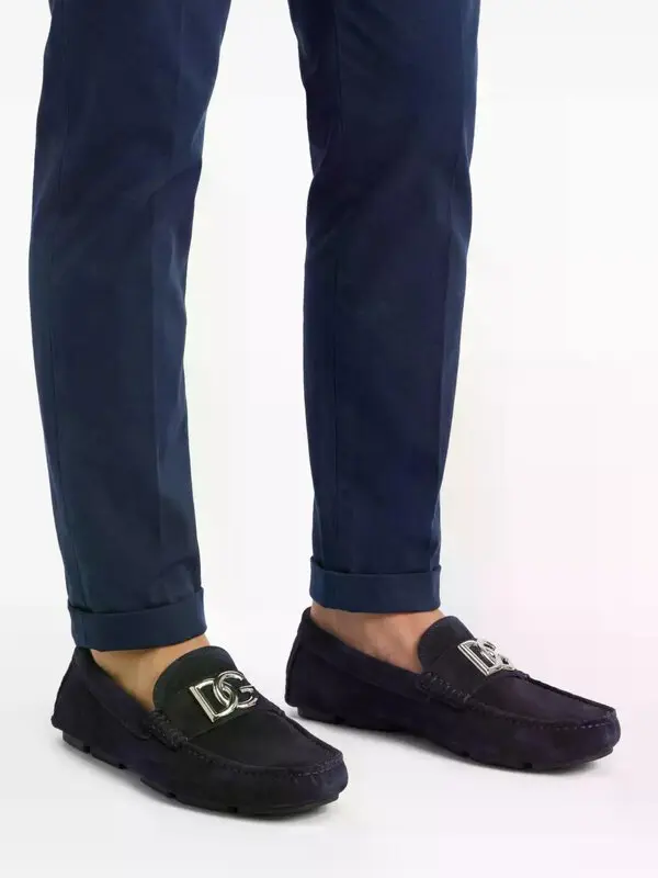 Dolce & Gabbana Logo-lettering Loafers