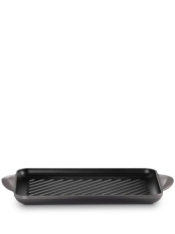LE CREUSET Traditional Rectangular Grill - Black