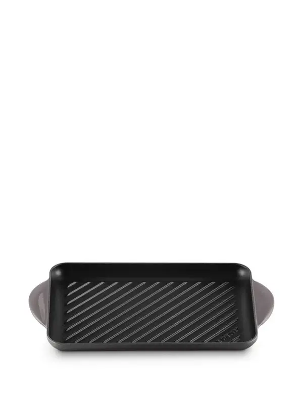 LE CREUSET Traditional Rectangular Grill - Black