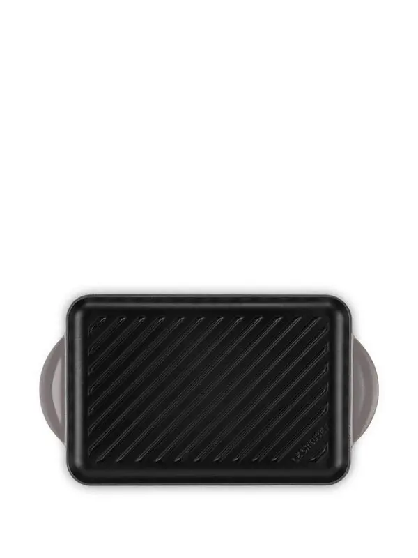 LE CREUSET Traditional Rectangular Grill - Black