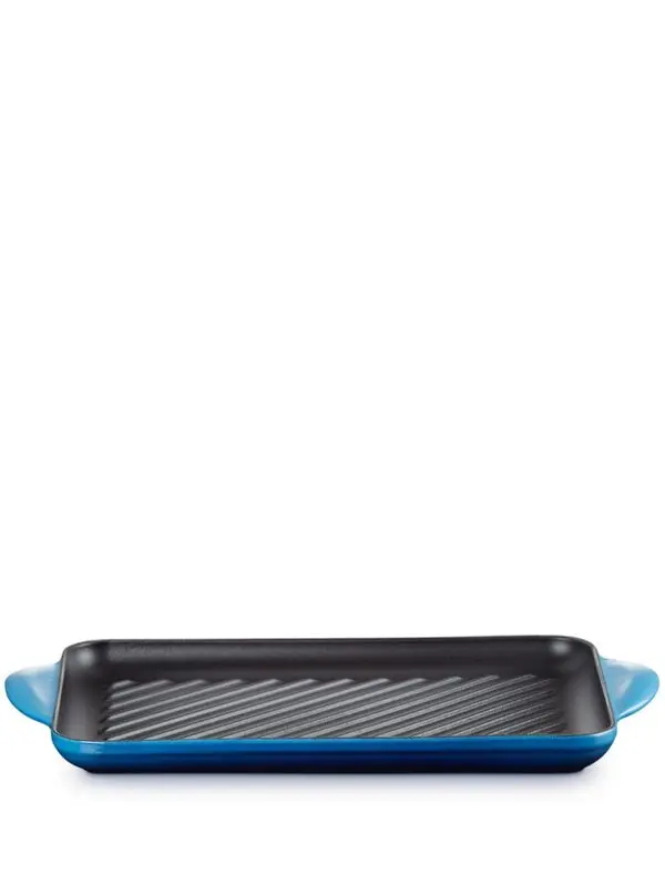 LE CREUSET Traditional Rectangular Grill - Blue