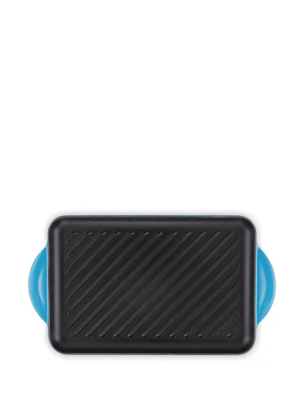 LE CREUSET Traditional Rectangular Grill - Blue