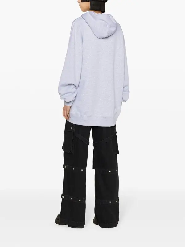 Moschino Logo-print Hoodie - Grey
