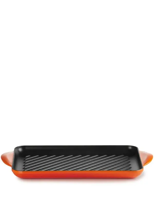 LE CREUSET Traditional Rectangular Grill - Orange