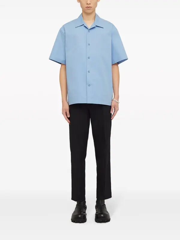 JIL SANDER Straight-leg Cotton Trousers