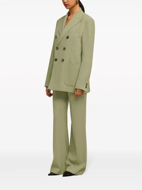Ami Peak-lapels Double-breasted Blazer - Green