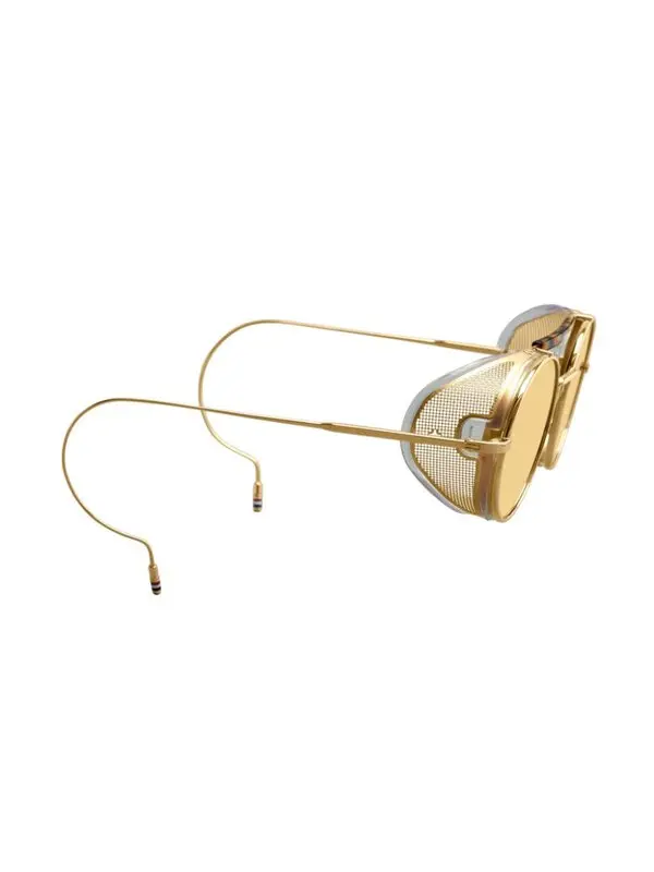 Thom Browne 20th Anniversary Round-frame Sunglasses